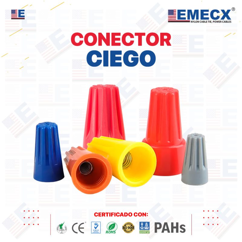 CONECTOR CIEGO AMARILLO (14-12 AWG) - EMECX